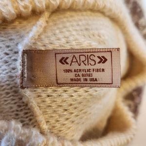 Vintage | Accessories | Aris Vintage Hippie Hand Knit Beret Purple ...